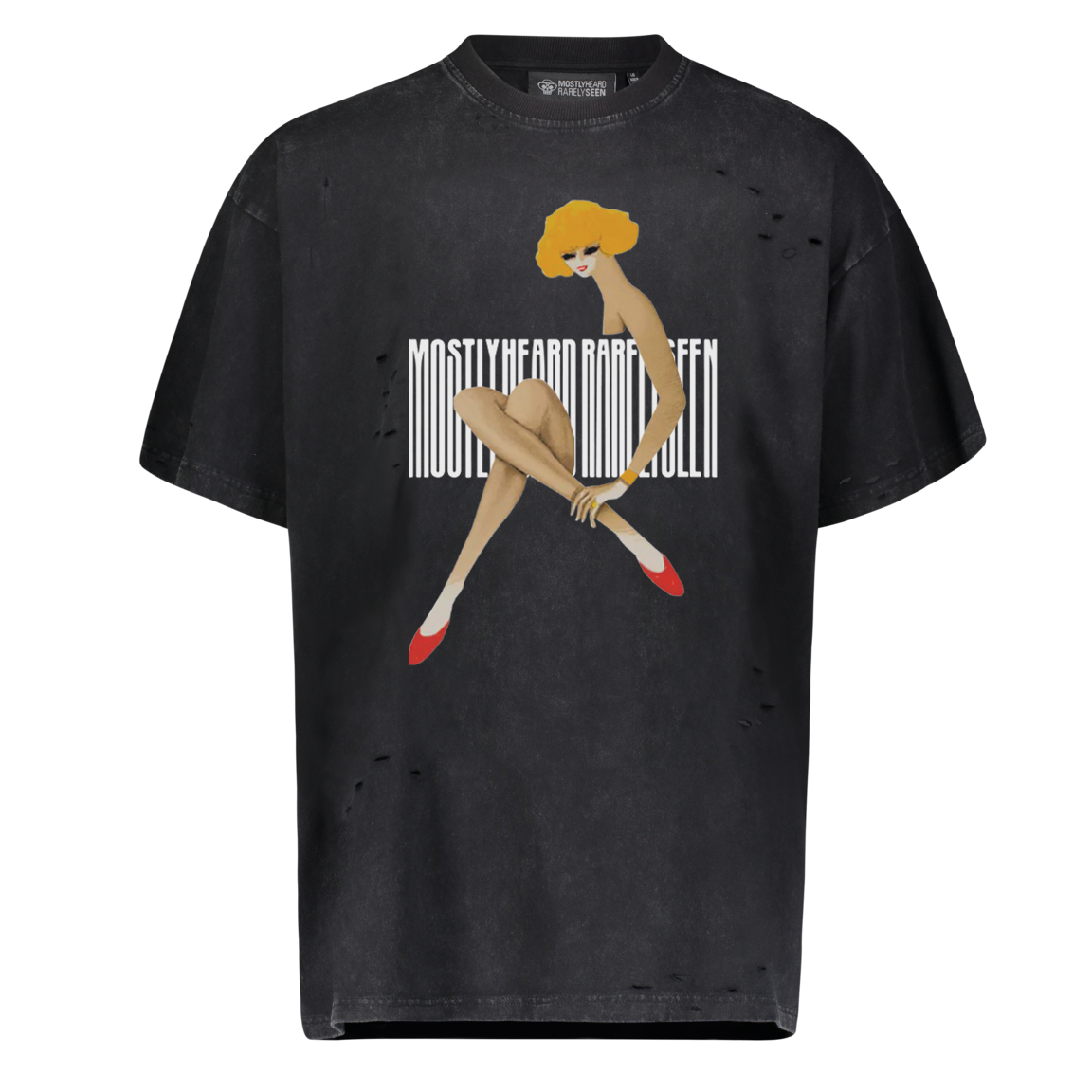 BARCODE WOMAN TEE – Mostly Heard Rarely Seen