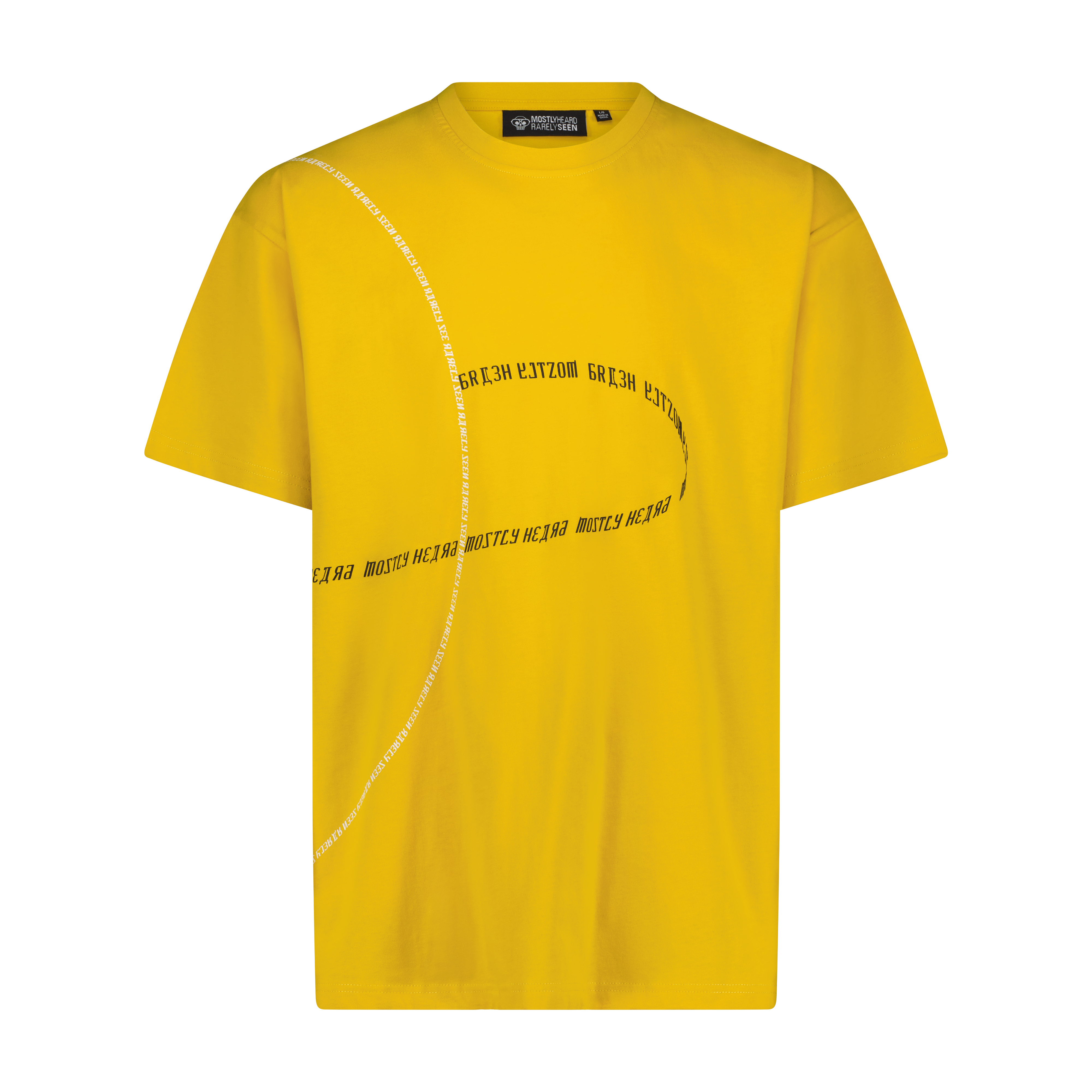 BRANDED ORBIT TEE – Mostly Heard Rarely Seen
