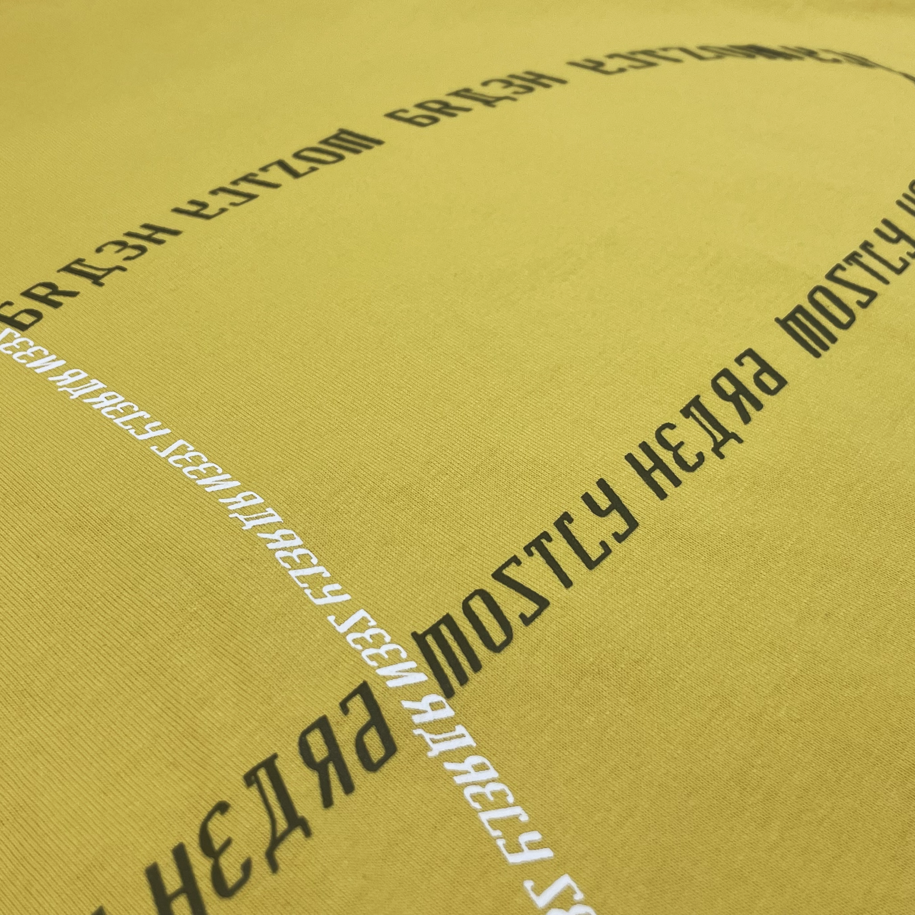 BRANDED ORBIT TEE – Mostly Heard Rarely Seen