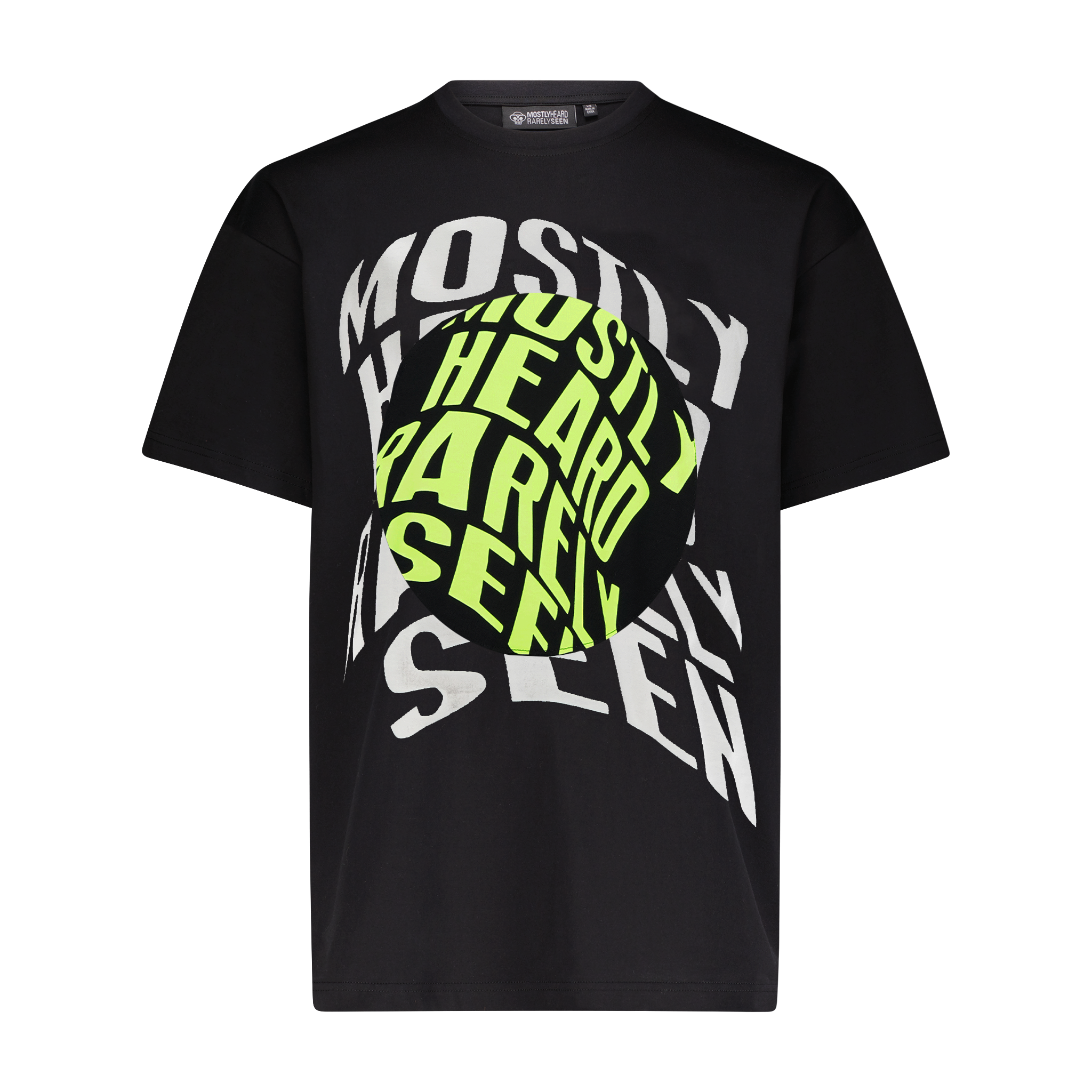 DOUBLE WARPED TEE – Mostly Heard Rarely Seen