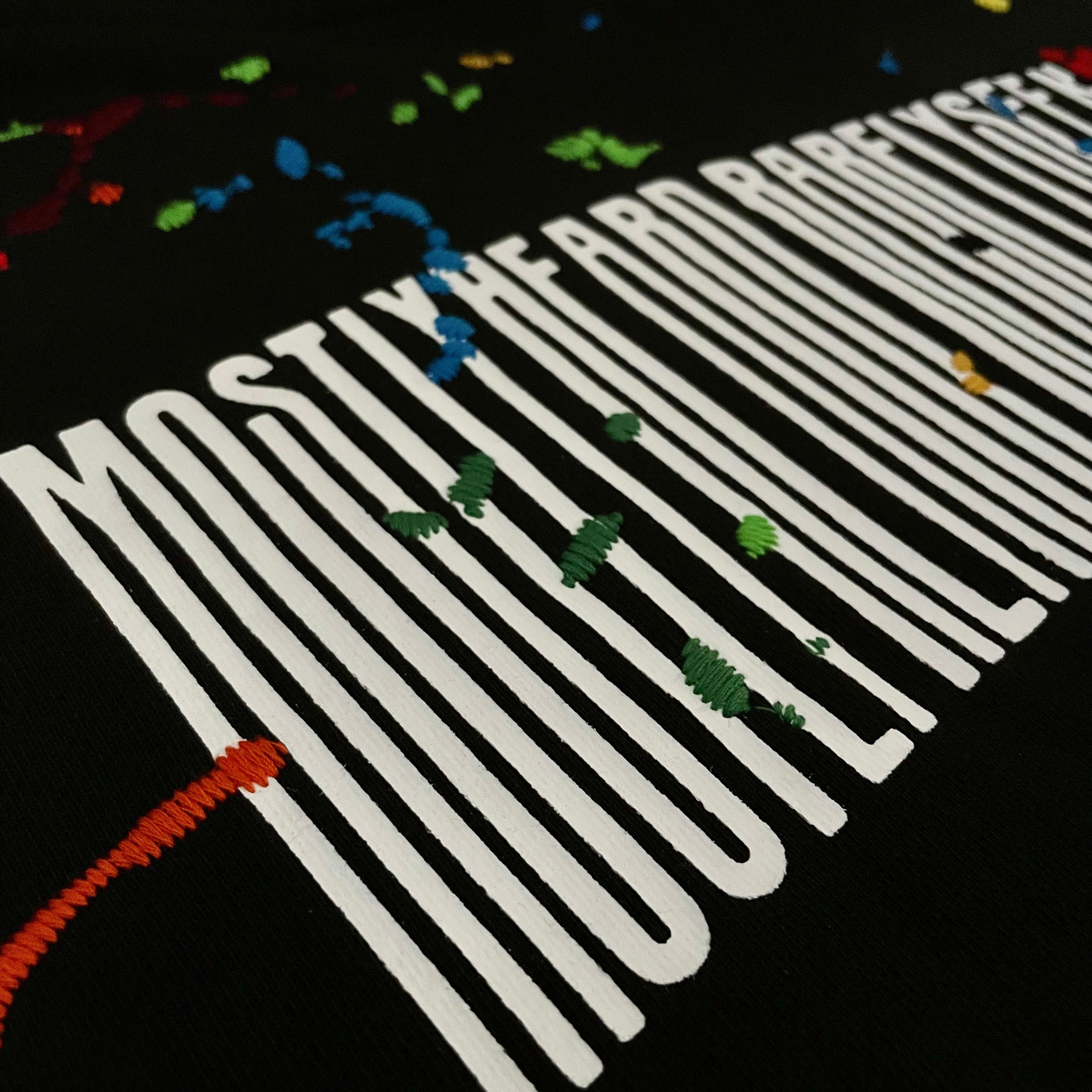 BRANDED BARCODE HOODIE – Mostly Heard Rarely Seen