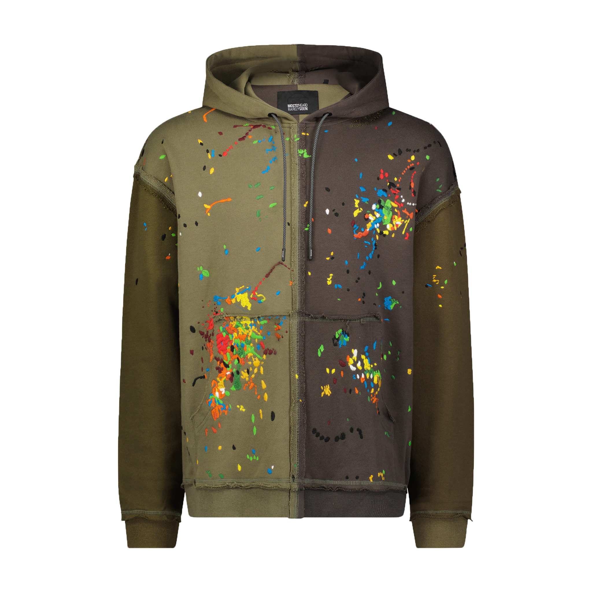 4WAY SPLICED HOODIE – Mostly Heard Rarely Seen