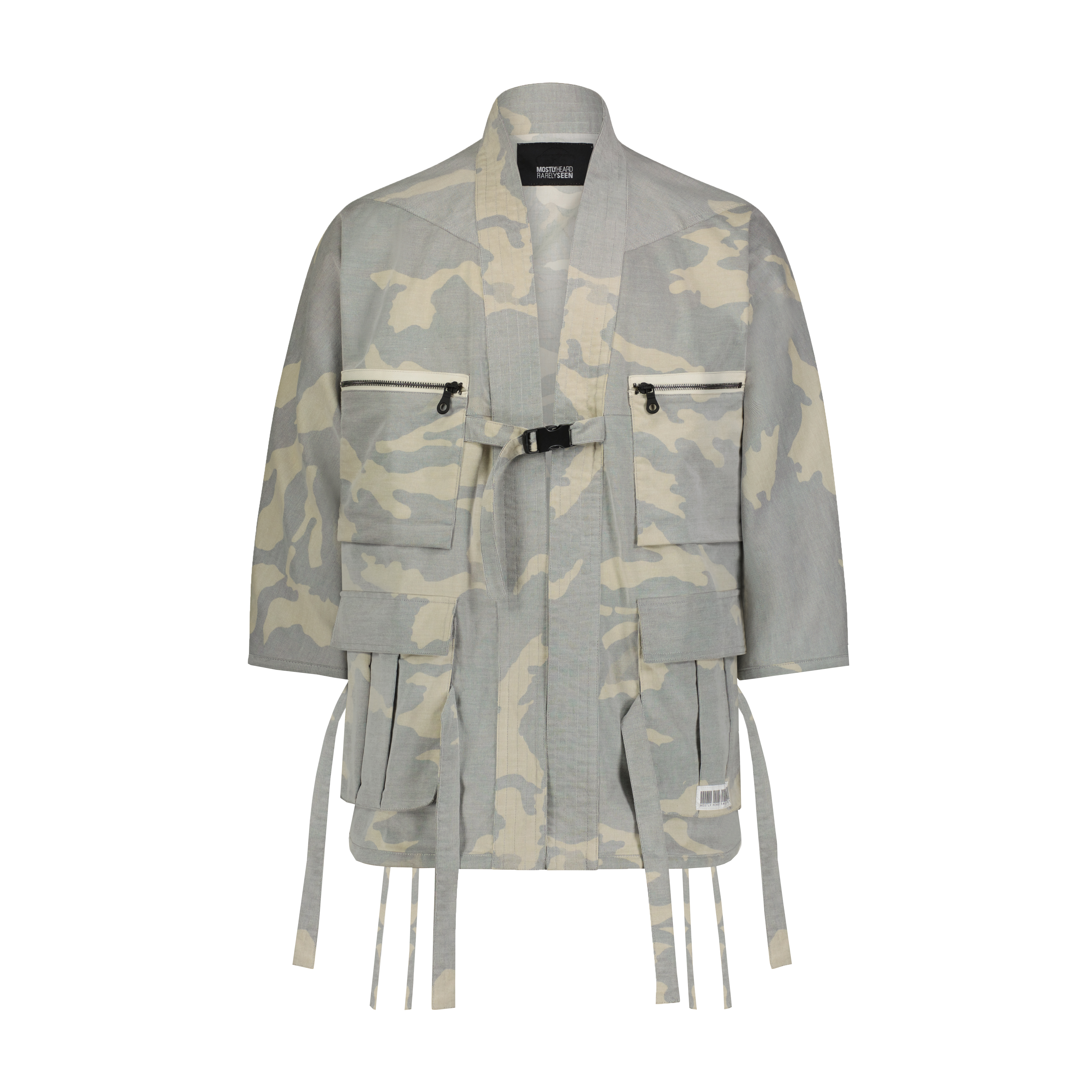 WHITE CAMO KIMONO – Mostly Heard Rarely Seen