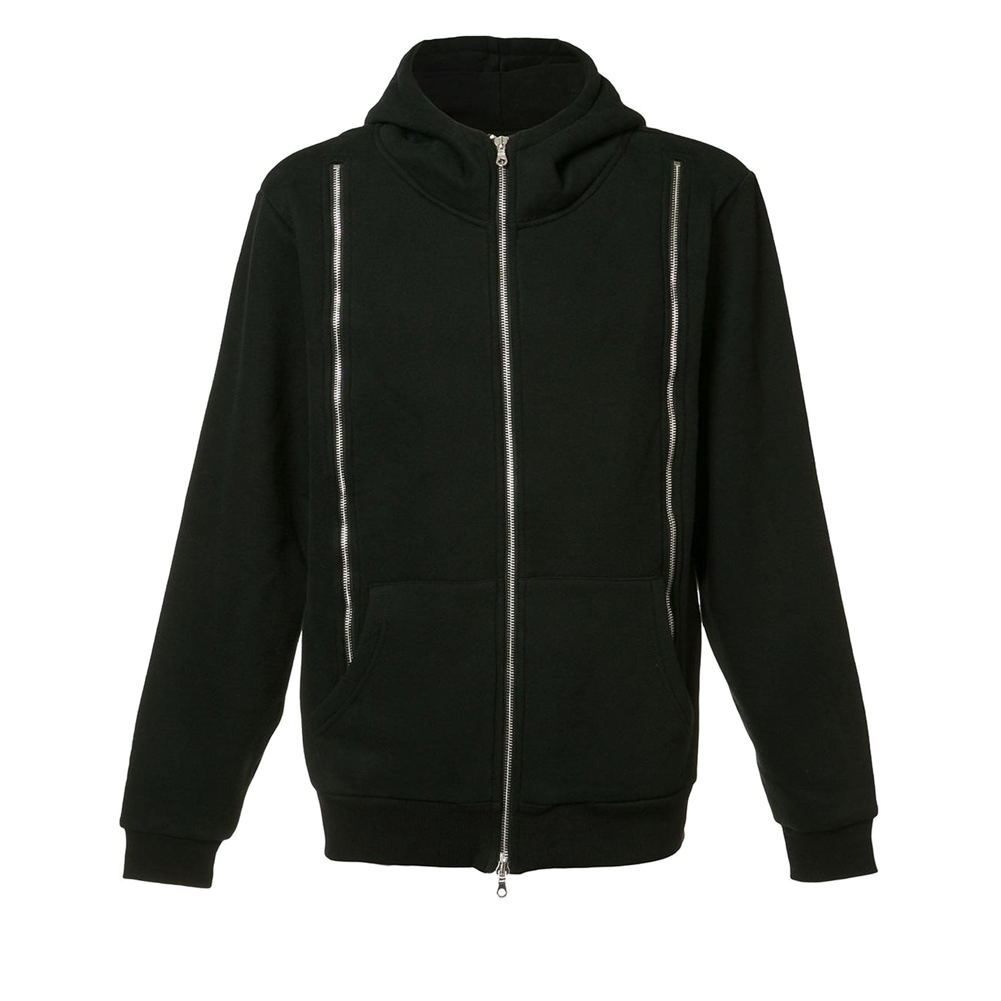 BLACK ASYMMESTRICAL NINJA HOODIE – Mostly Heard Rarely Seen