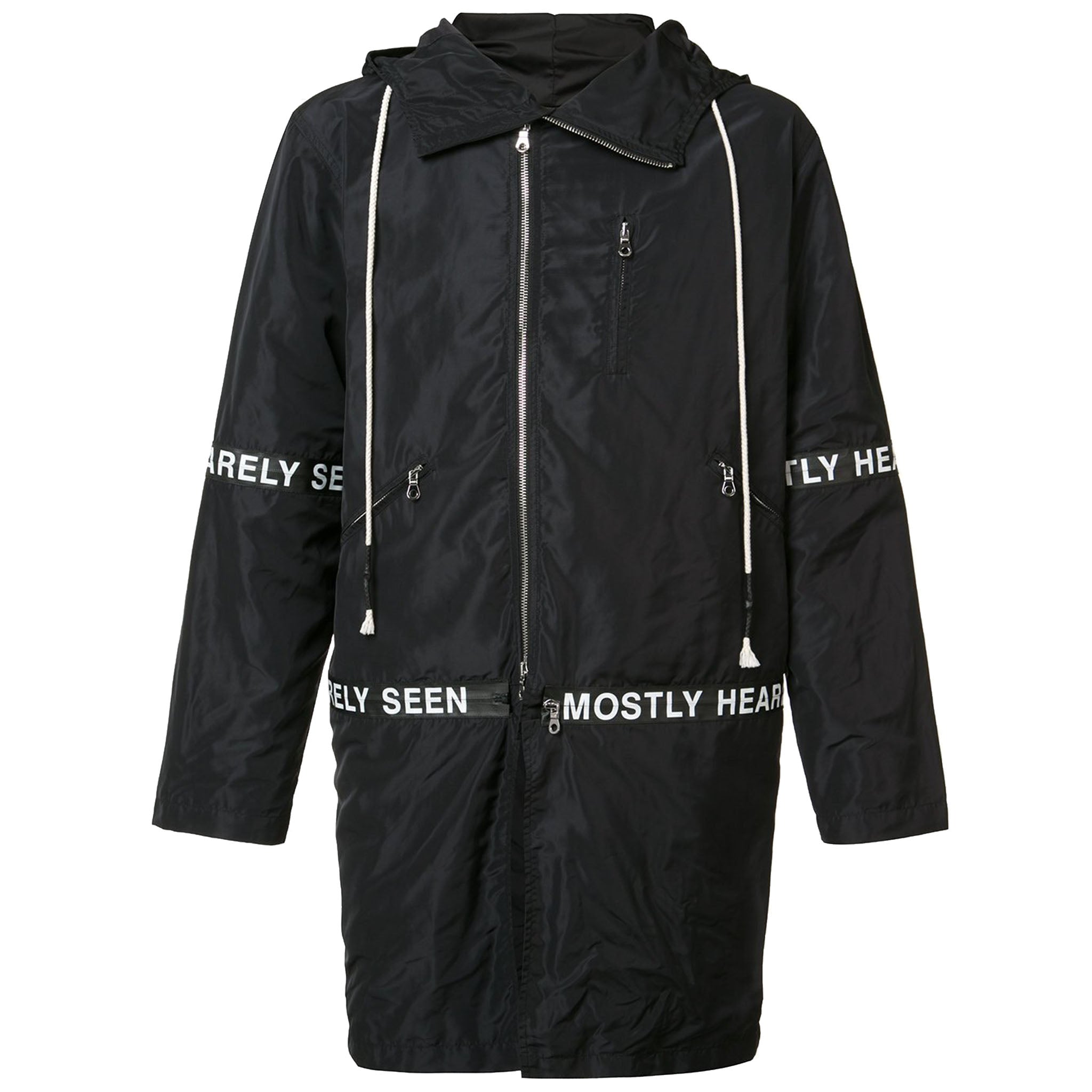 DETACHED HOODIE - BLACK – Mostly Heard Rarely Seen